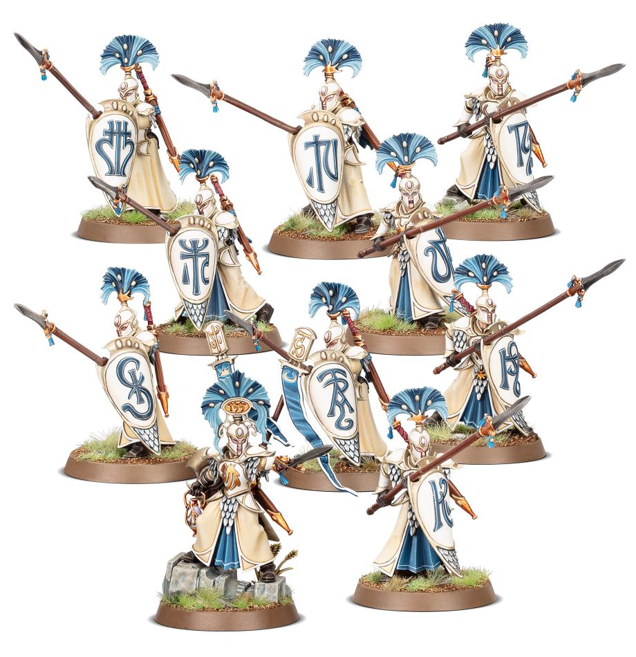 Warhammer AoS: Lumineth Realm-lords: Vanari Auralan Wardens | Golden ...