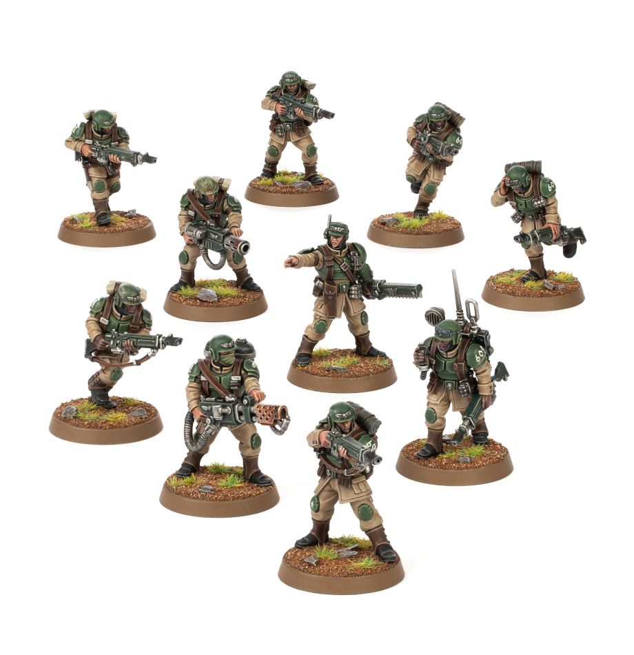 Warhammer 40k: Astra Militarum: Cadian Shock Troops (2023) | Golden ...