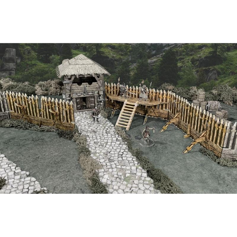 Battle Systems: Palisade Walls | Golden Goblin Games
