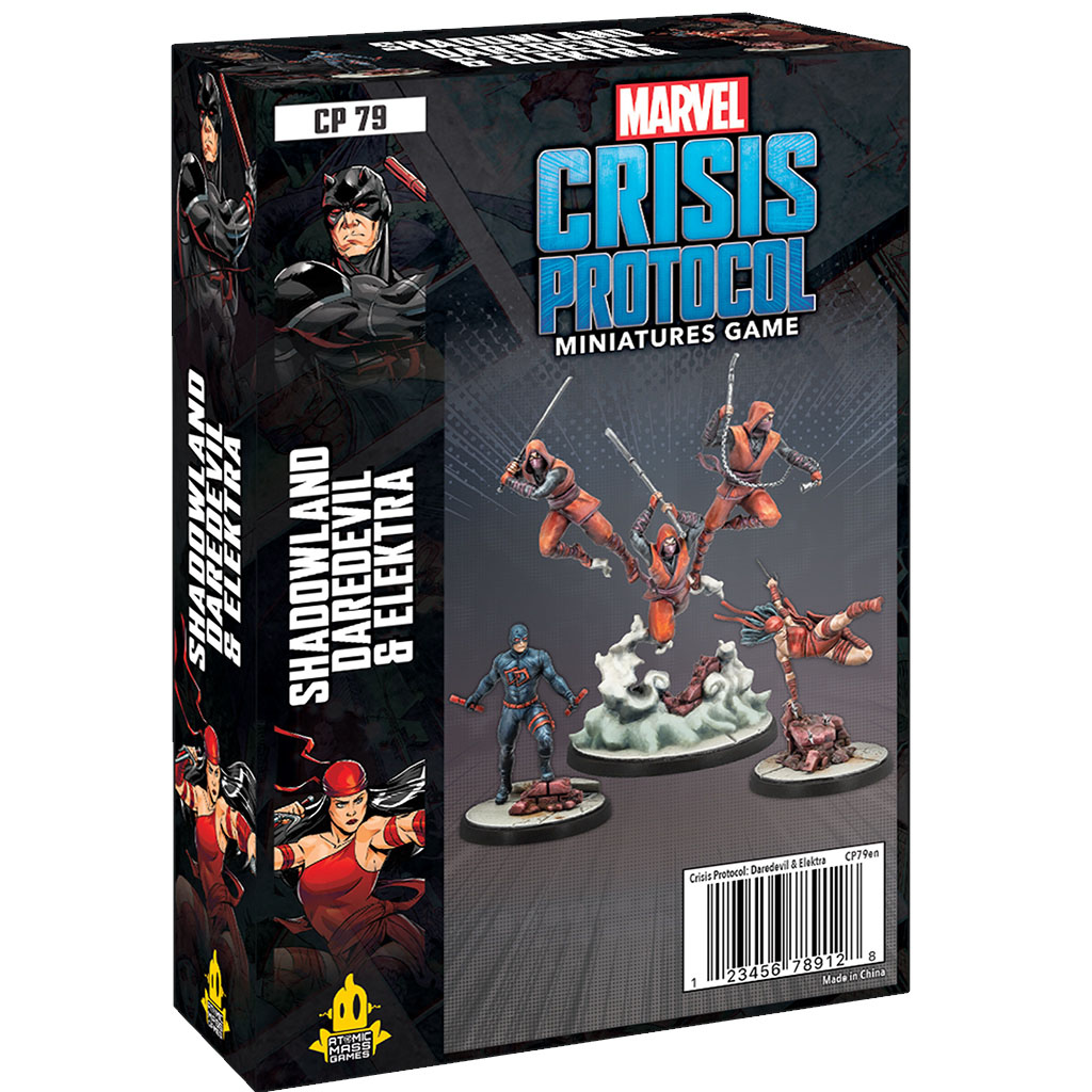Marvel Crisis Protocol: Shadowland Daredevil & Elektra | Golden Goblin ...