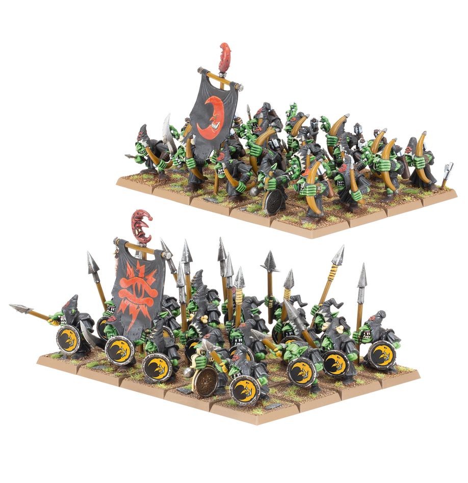 The Old World: Orc & Goblin Tribes: Night Goblin Mob | Golden Goblin Games
