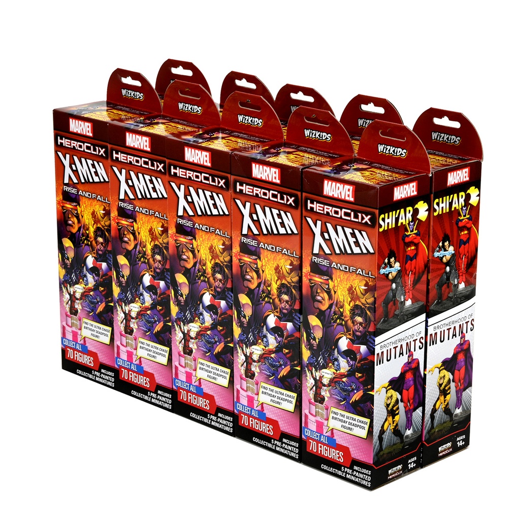 Marvel HeroClix: X-Men Rise and Fall: Booster Brick | Golden Goblin Games