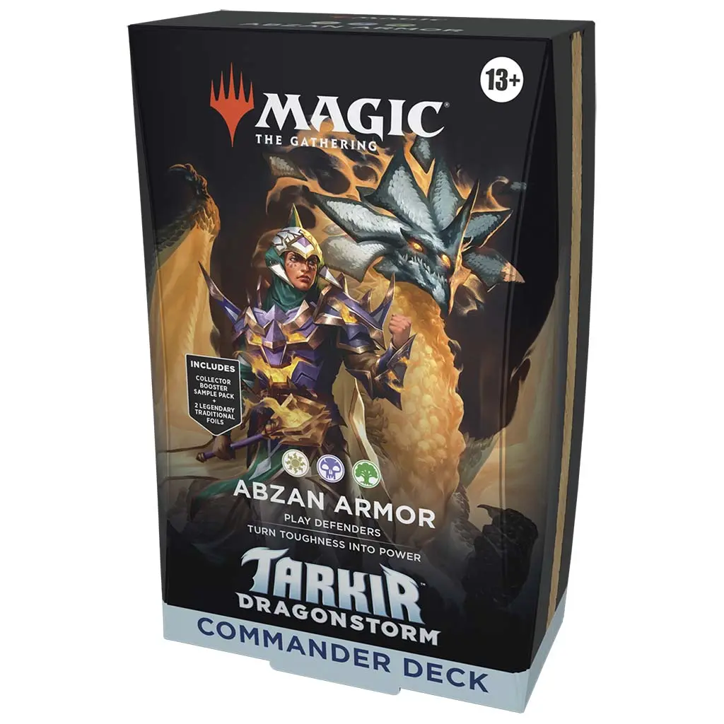 Magic The Gathering: Tarkir: Dragonstorm: Abzan Armor Commander Deck ...