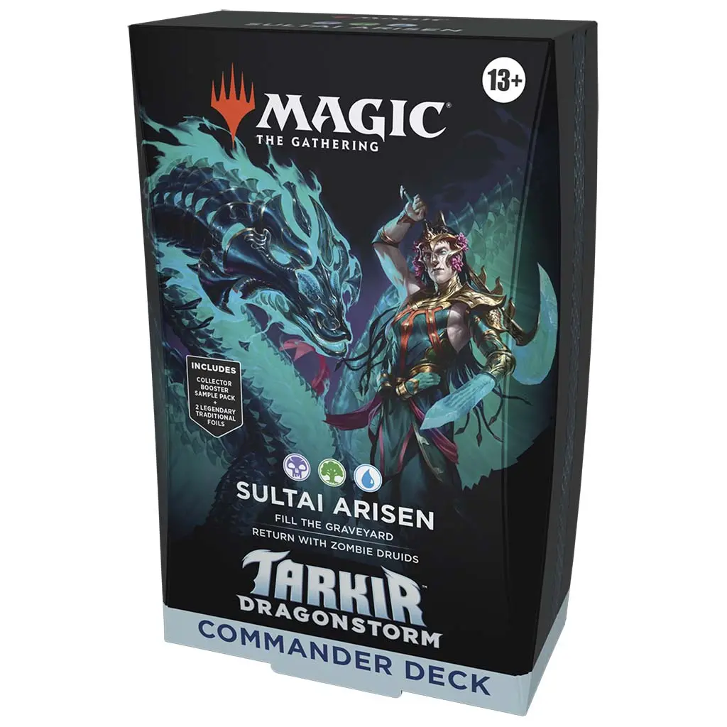 Magic The Gathering: Tarkir: Dragonstorm: Sultai Arisen Commander Deck ...
