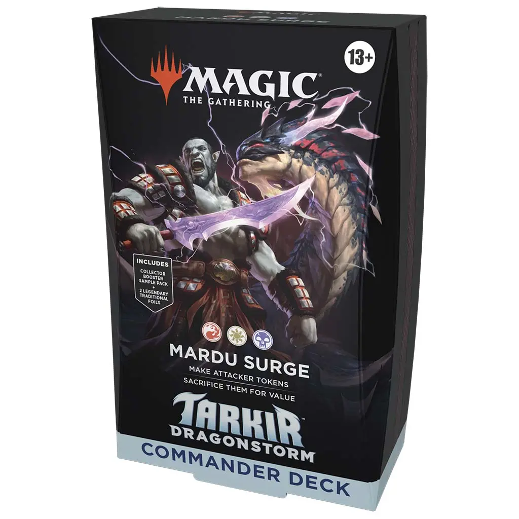 Magic The Gathering: Tarkir: Dragonstorm: Mardu Surge Commander Deck ...