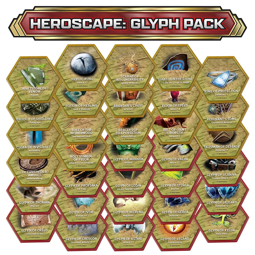 Heroscape: Glyph Pack | Golden Goblin Games