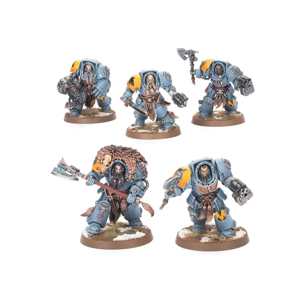 Warhammer 40k: Space Wolves: Wolf Guard Terminators | Golden Goblin Games