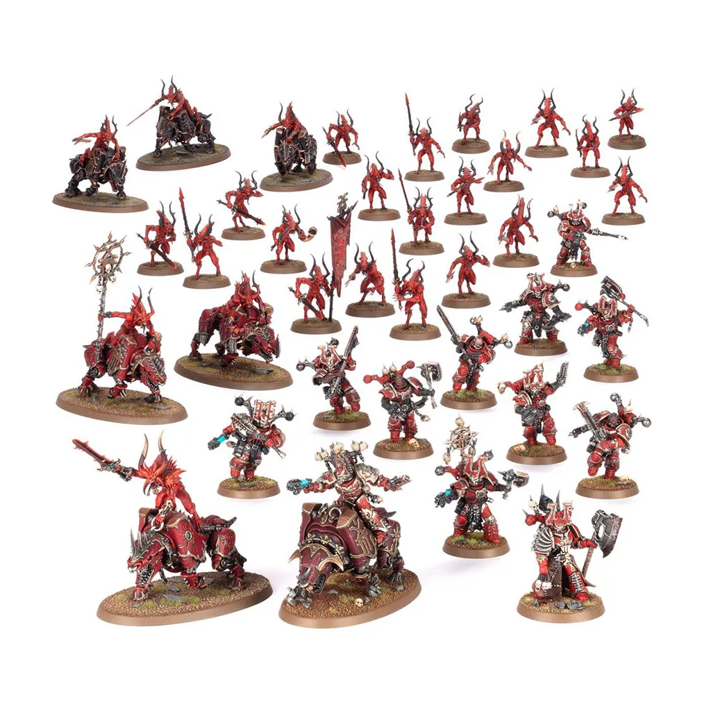 Warhammer 40k: World Eaters: Battleforce Khorne Daemonkin | Golden ...